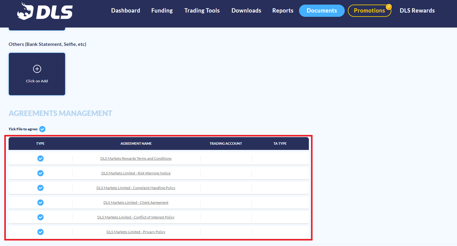 Where to find the agreement documents? – Help Center